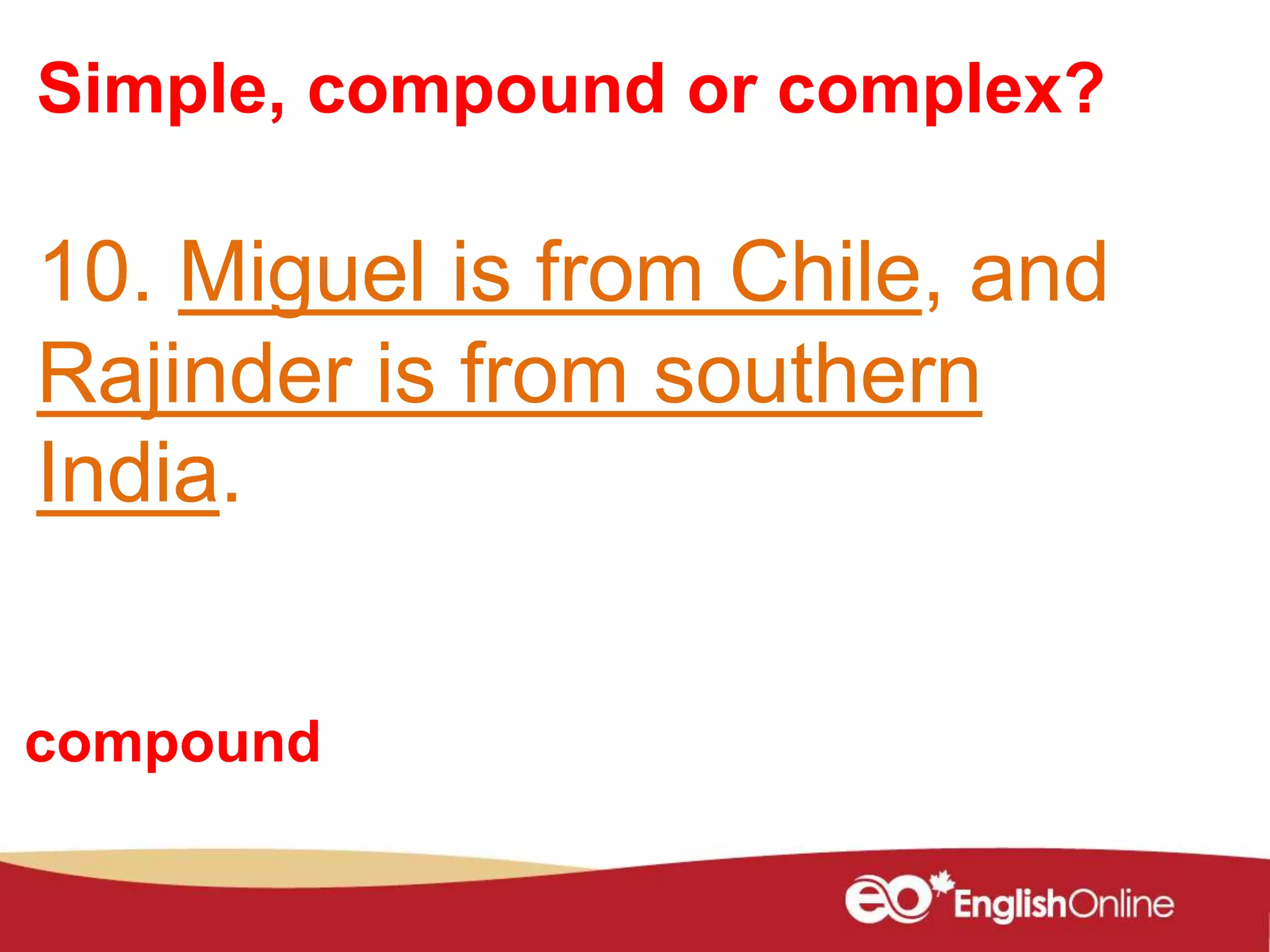 3 types of sentences | PPT