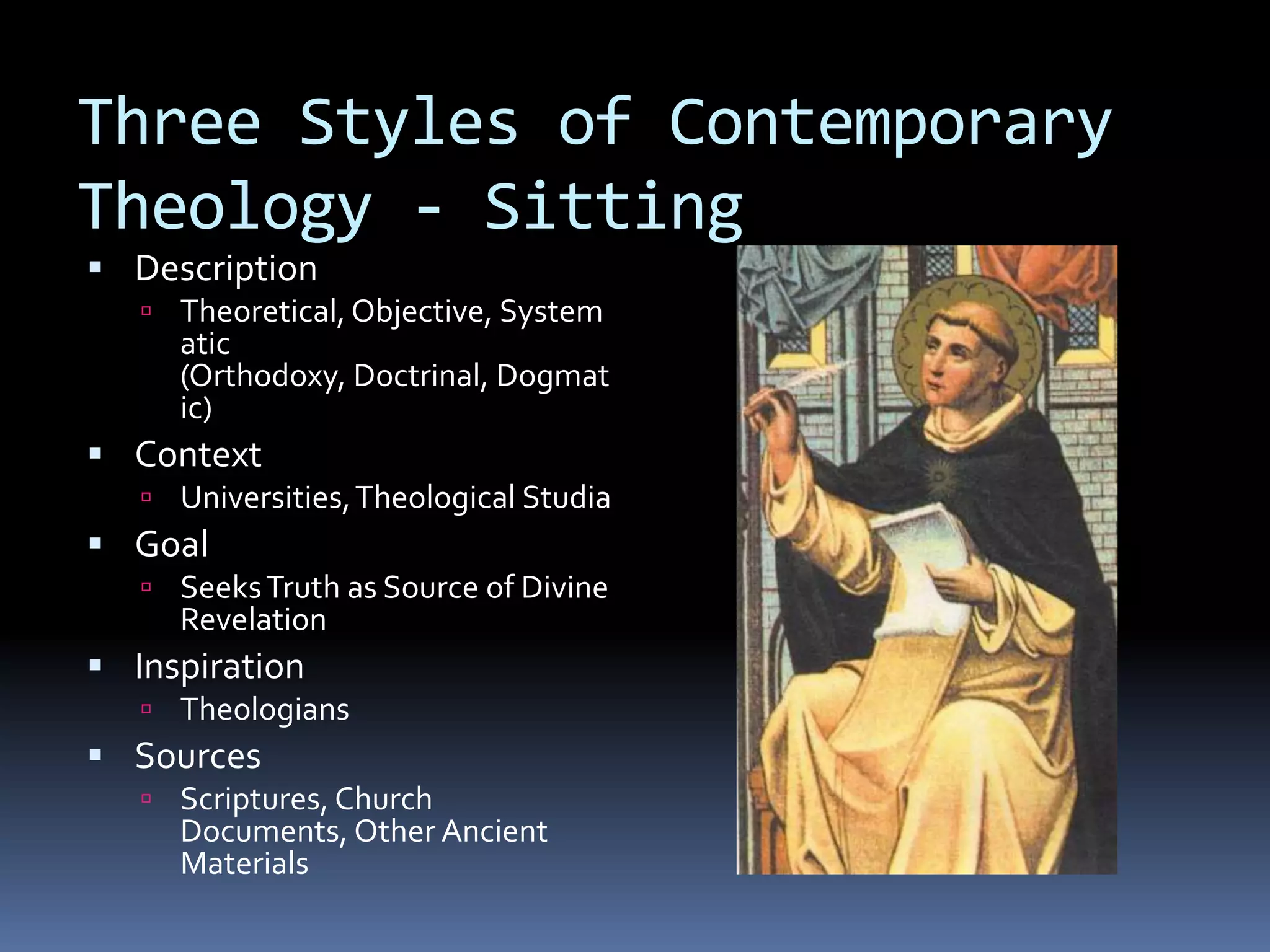 3 types of theology g o collins | PPTX