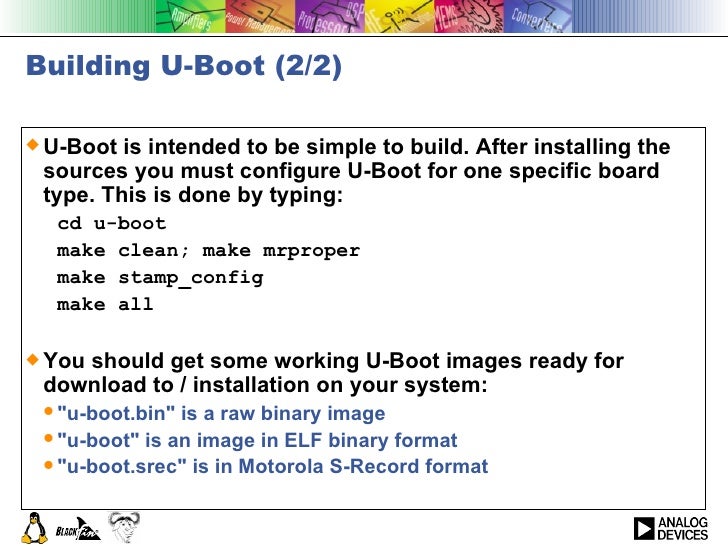 U Boot or Universal Bootloader