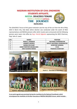 Nigerian Institution of Civil Engin | PDF