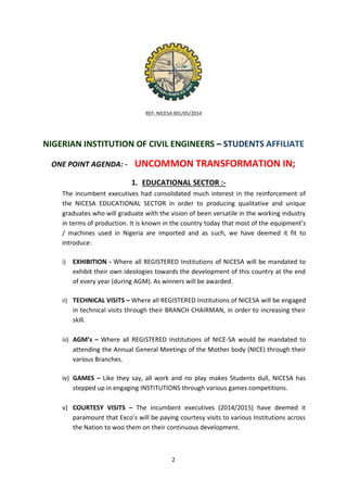 Nigerian Institution of Civil Engin | PDF