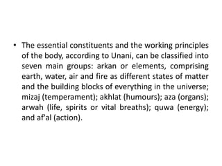 3 UNANI MEDICINE.ppt | Holistic Health | Alternative Medicine