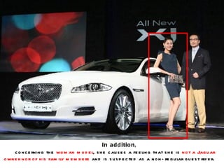 Jaguar Korea Event Case(신차발표회) | PPT
