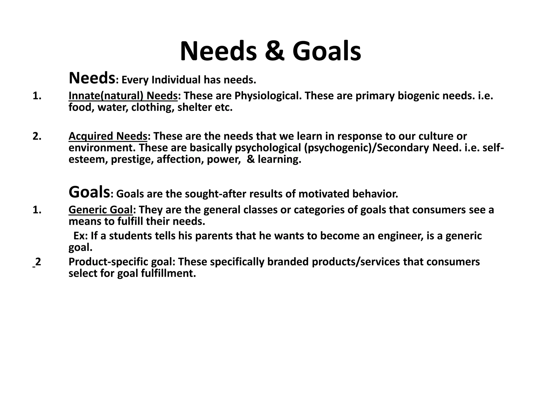 Individual Influences on Consumer Behavior | PPTX