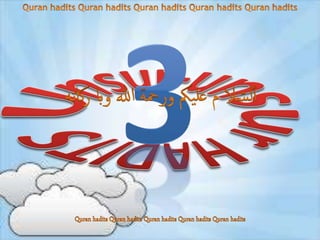 3 unsur hadist (bab 2) | PPTX