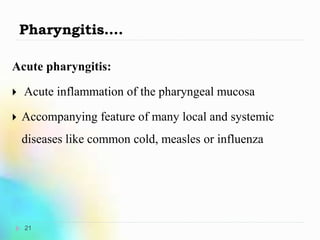 Upper respiratory disorders | PPTX