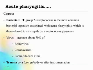 Upper respiratory disorders | PPTX