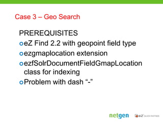 3 Use Cases For eZ Find | PPT