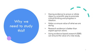 Using evidence | PPT
