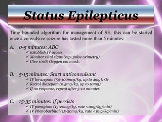 Approach to patient with convulsion | PPTX