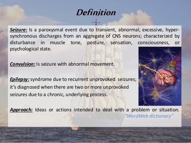 Approach to patient with convulsion