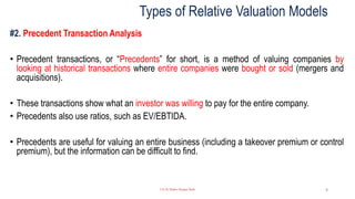 Business valuation models | PPTX | Business Accounting & Finance | Business