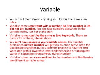 #_ varible function | PPT