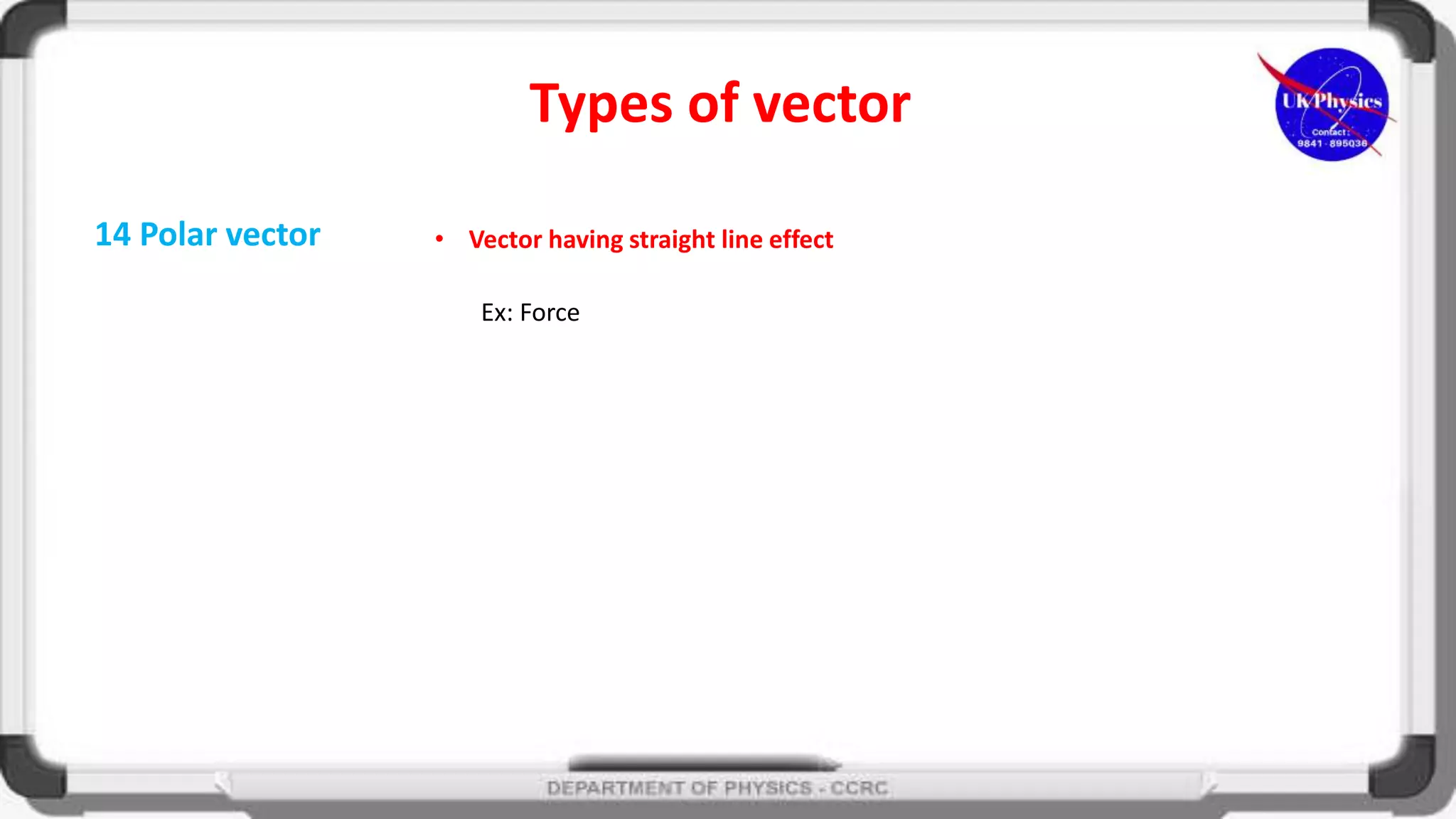 Scalars and Vectors Part 1 | PPTX | Physics | Science