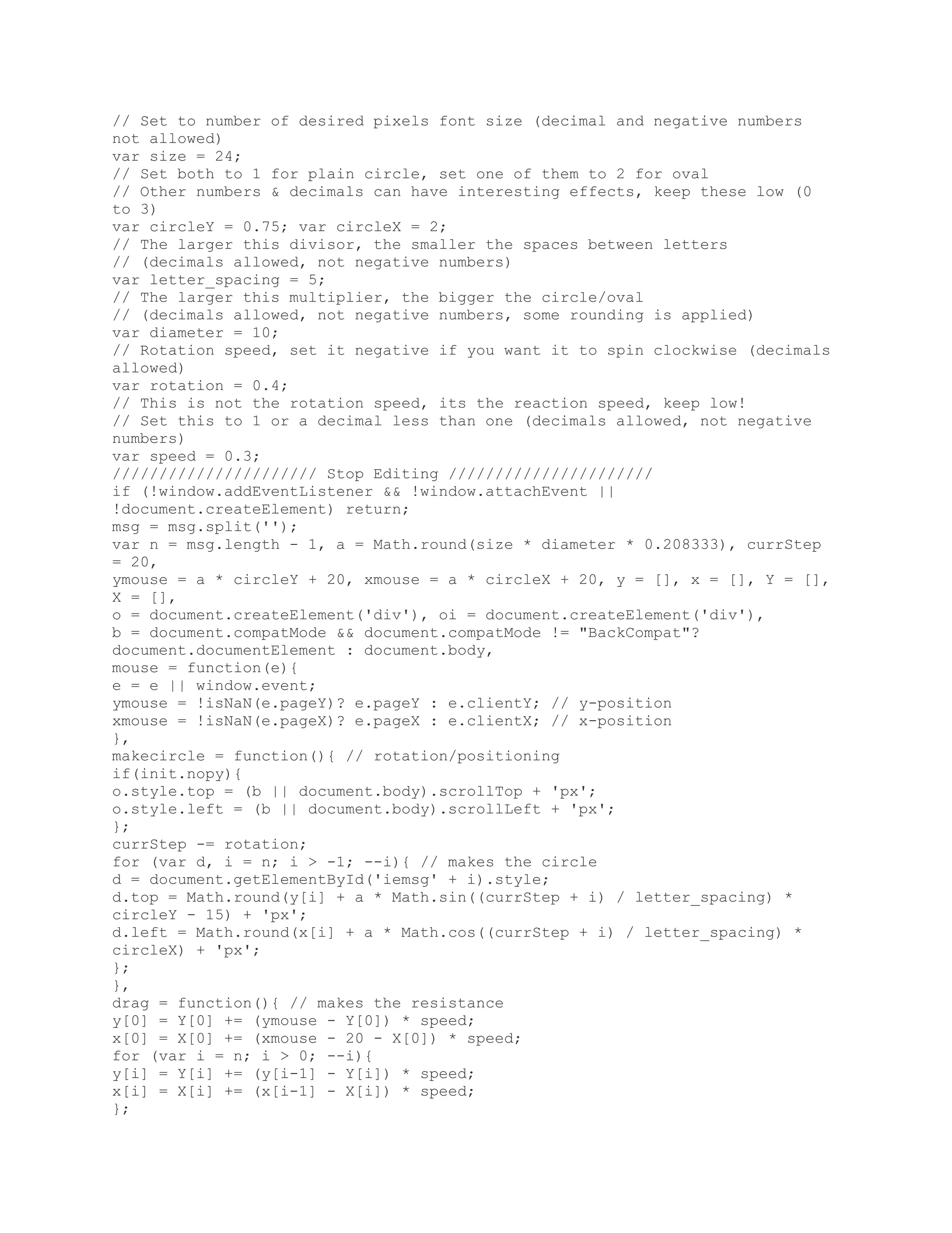 Cara membuat tulisan mengikuti cursor | DOCX