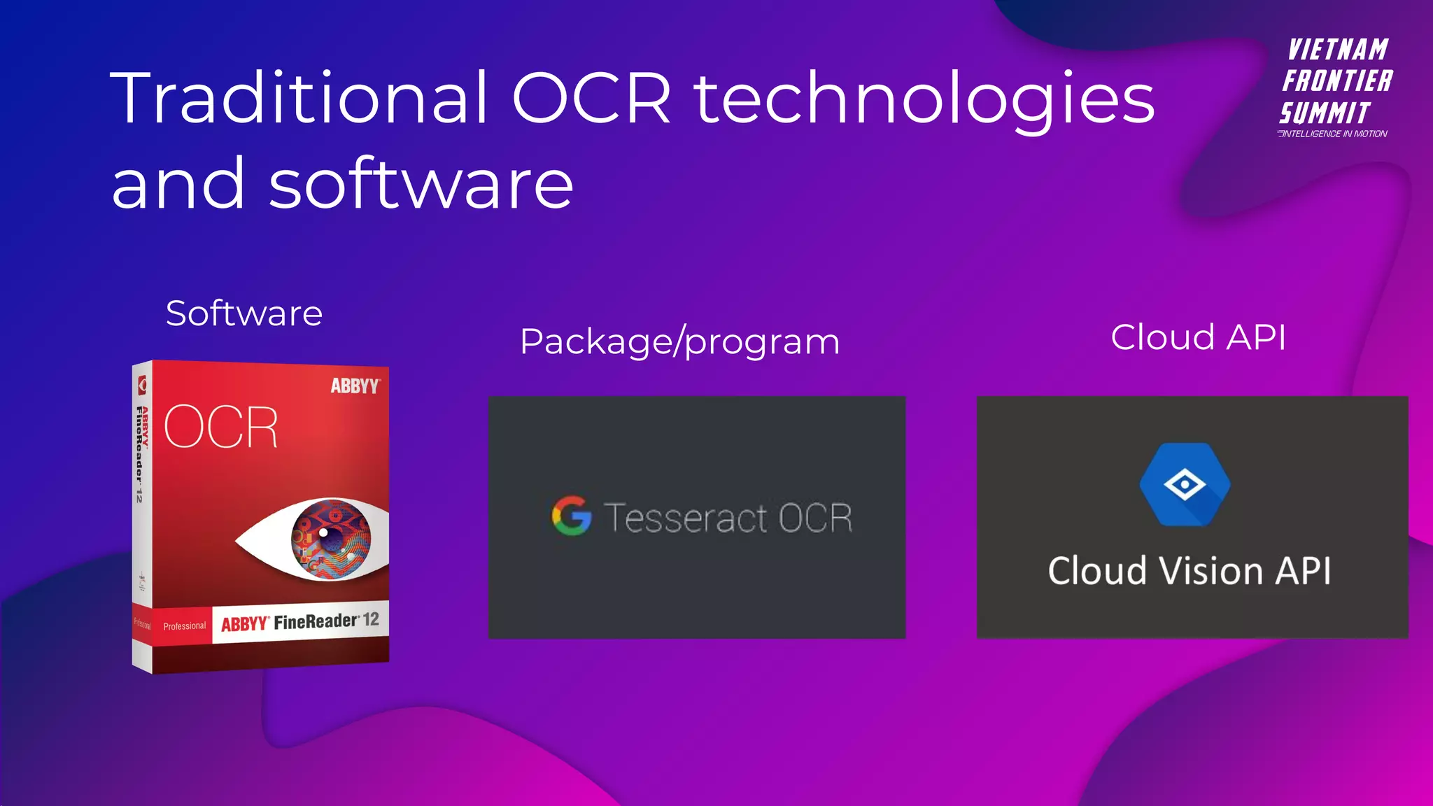 [VFS 2019] OCR Techniques for Digital Transformation Evolution | PPT
