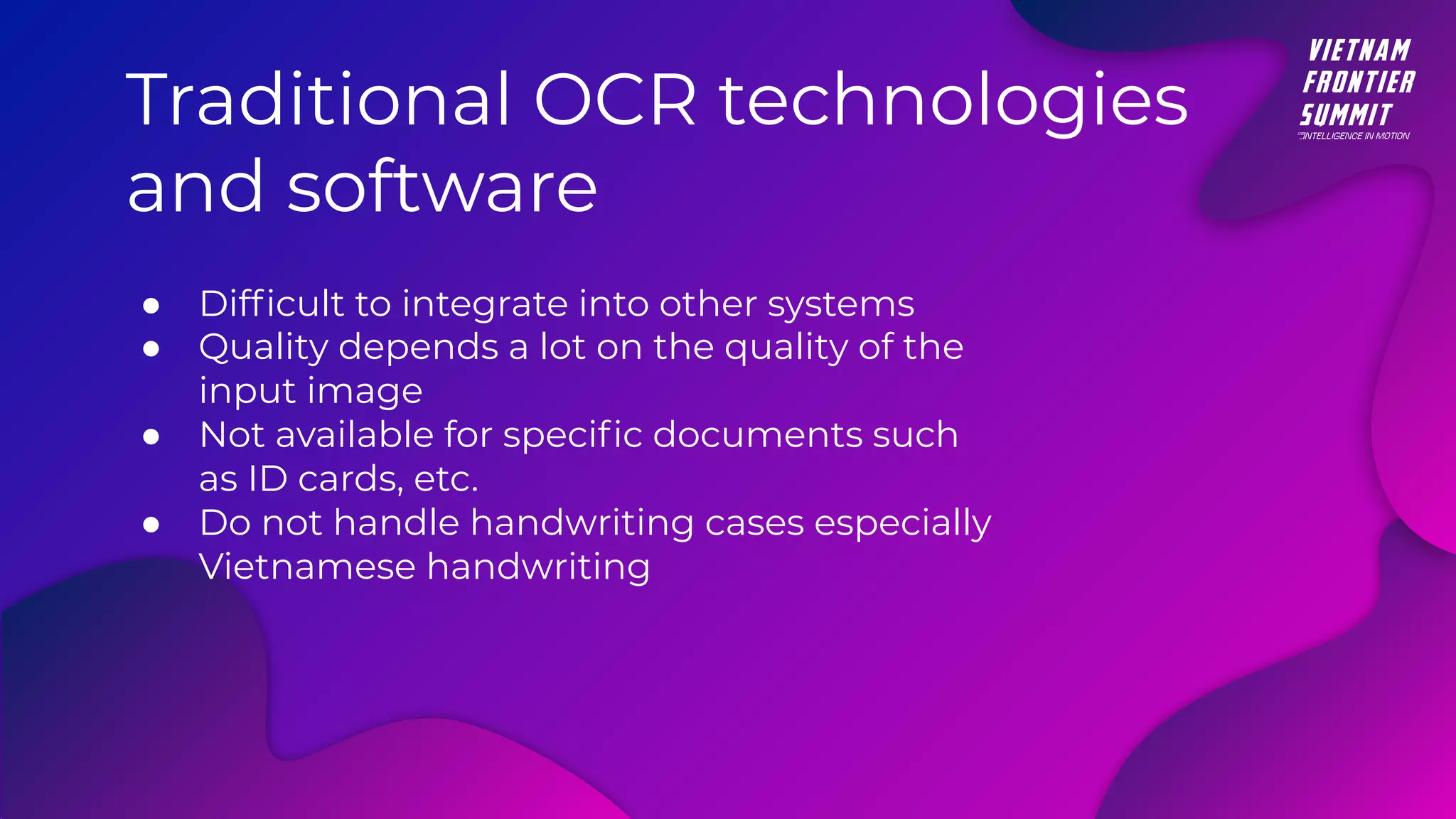 [VFS 2019] OCR Techniques for Digital Transformation Evolution | PPT
