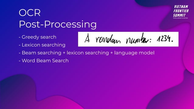 [VFS 2019] OCR Techniques for Digital Transformation Evolution | PPT