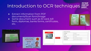 [VFS 2019] OCR Techniques for Digital Transformation Evolution | PPT