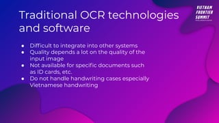 [VFS 2019] OCR Techniques for Digital Transformation Evolution | PPT