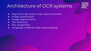 [VFS 2019] OCR Techniques for Digital Transformation Evolution | PPT