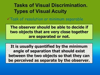 Visual acuity for optmetry students by DR.Ihsan Bazirgan | PPT