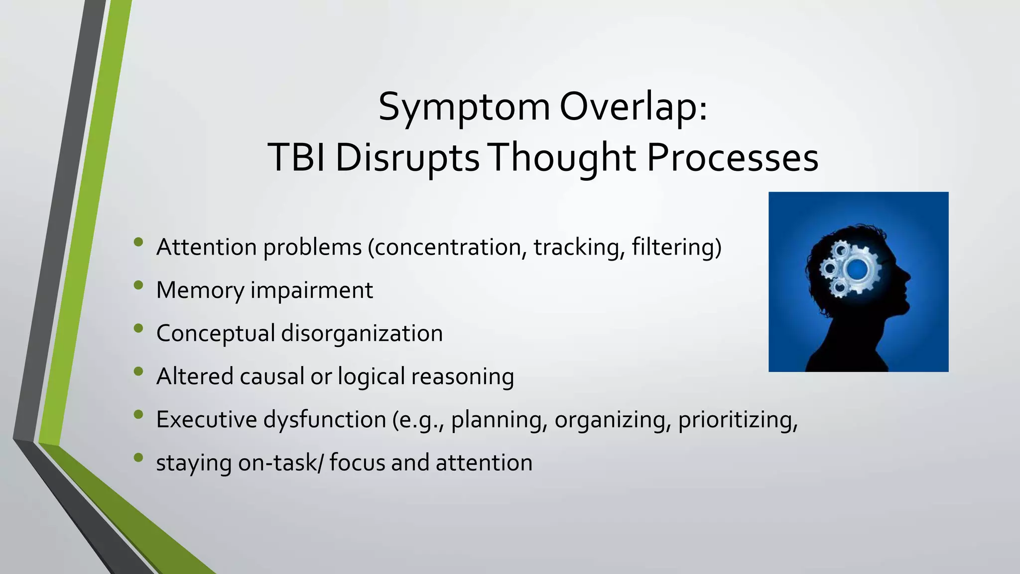 Brain Injury and Mental Illness: Symptom Overlap | PPTX
