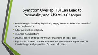 Brain Injury and Mental Illness: Symptom Overlap | PPTX