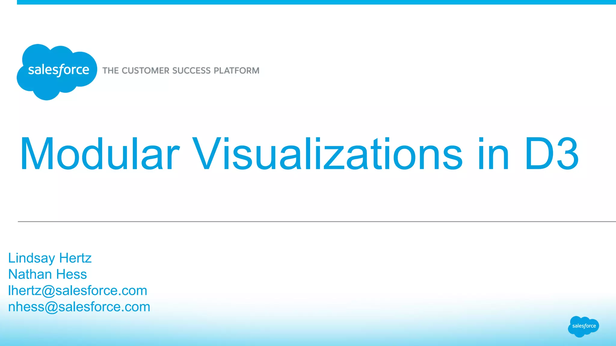 Using The D3 Javascript Library To Create Modular Visualizations Ppt