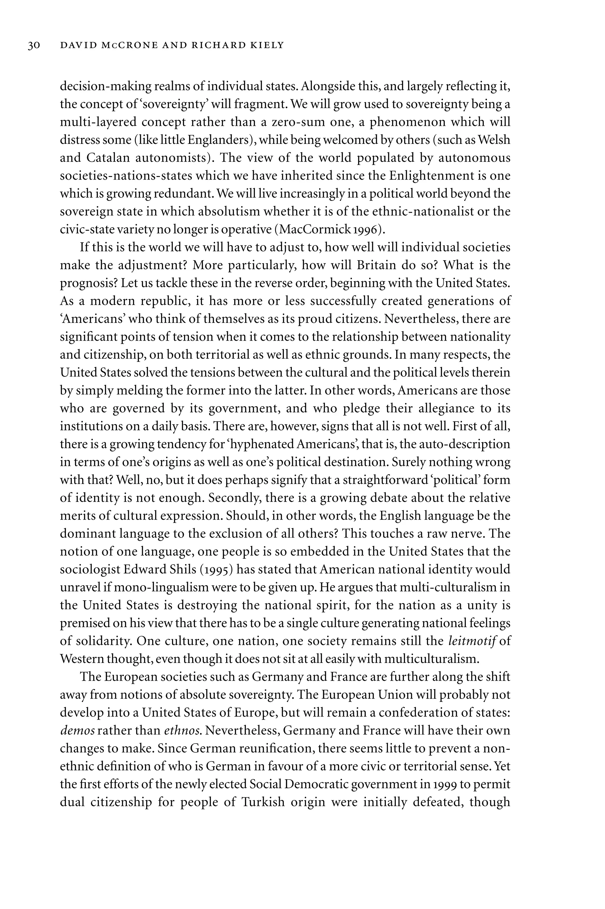 Nationalism and Citizenship | PDF