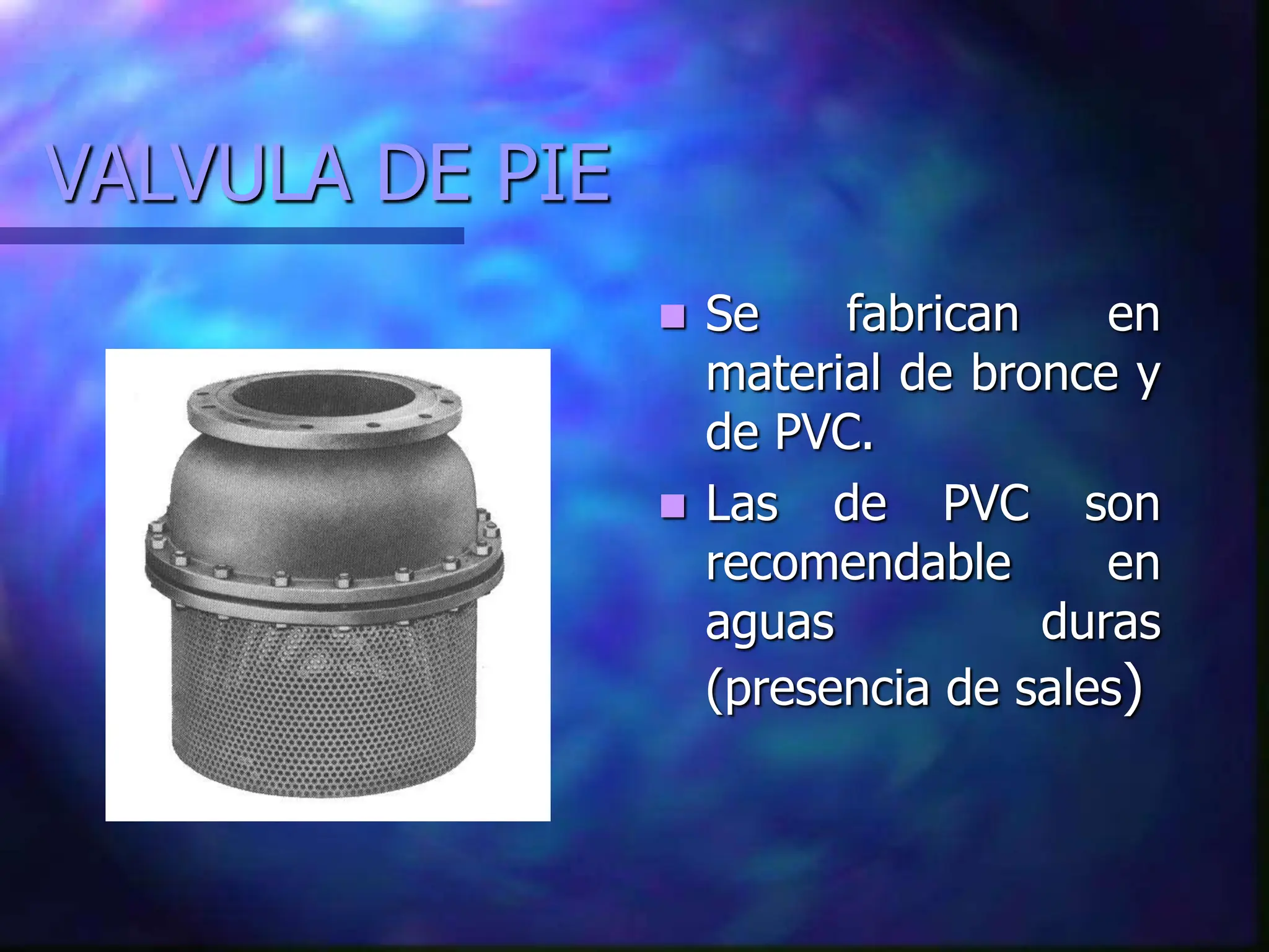 Válvulas de red de aguas blancas en edificaciones | PPT | Chemistry ...