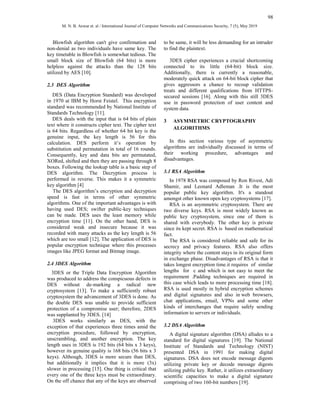 Comparative Study of Cryptography Algorithms and Its’ Applications | PDF