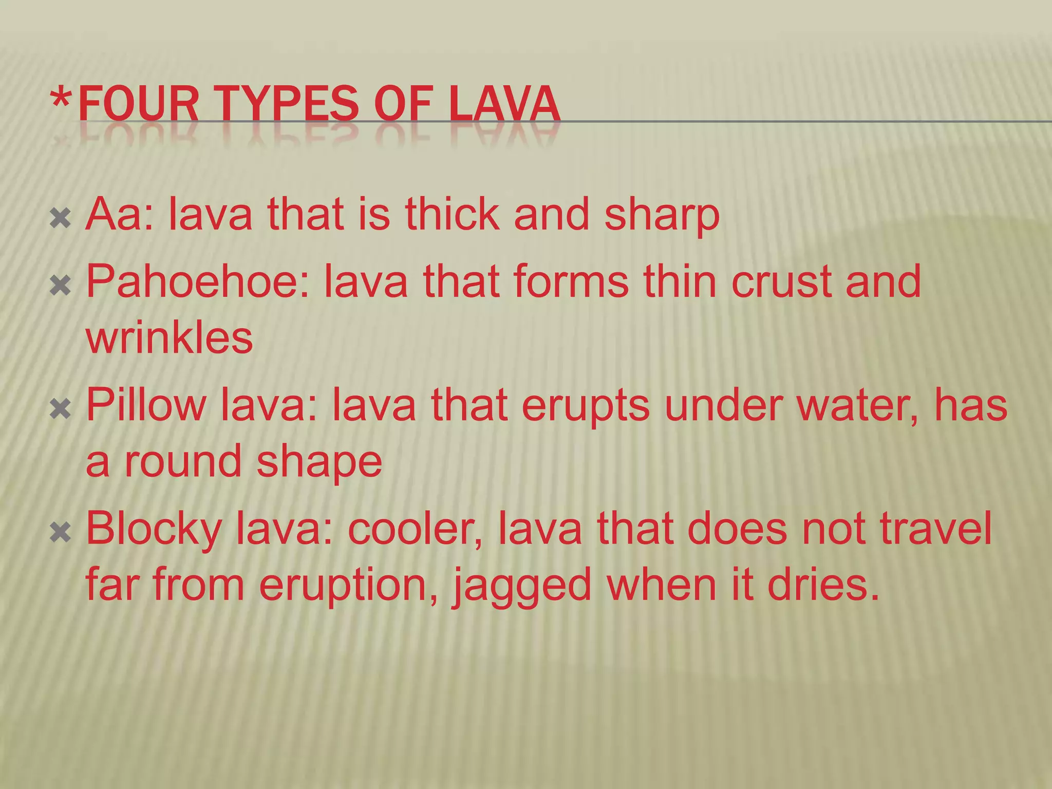 Types of Volcanoes | PPTX