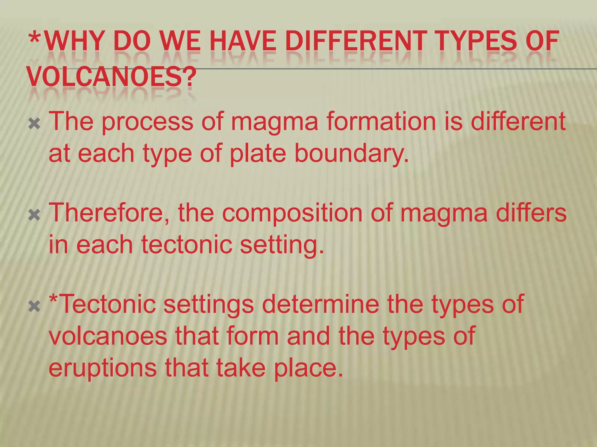 Types of Volcanoes | PPTX
