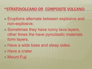 Types of Volcanoes | PPTX