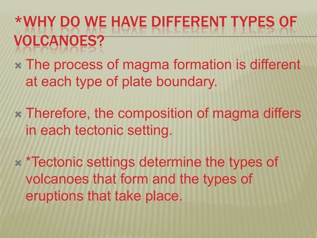 Types of Volcanoes | PPTX | Geography | Science