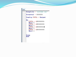 3 walking robot meggunakan atmega 16 | PPTX