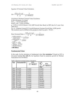 Financial Analysis of Retail Business Organization: A Case of Wal-Mart ...