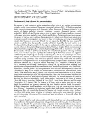 Financial Analysis of Retail Business Organization: A Case of Wal-Mart ...