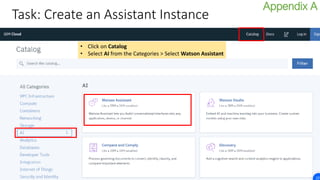 Watson assistant annotating entities tutorial | PPT