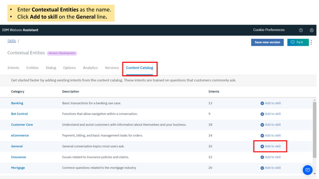 Watson Assistant Annotating Entities Tutorial Ppt