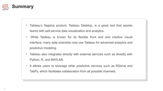 3 Ways Tableau Improves Predictive Analytics | PPT