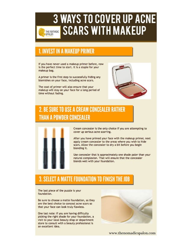3 ways to cover up acne scars with makeup | PDF