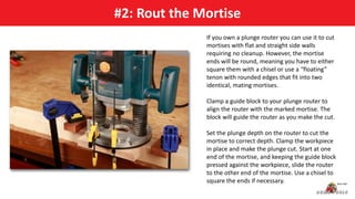 3 Ways to Cut Mortises Faster and Better | PPT