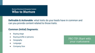 3 Ways to Energize your Nurture Strategy | PDF | Email | Internet