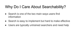 3 ways to improve searchability | PPT