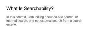 3 ways to improve searchability | PPT
