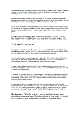 3 ways to make the research writing process easier | PDF