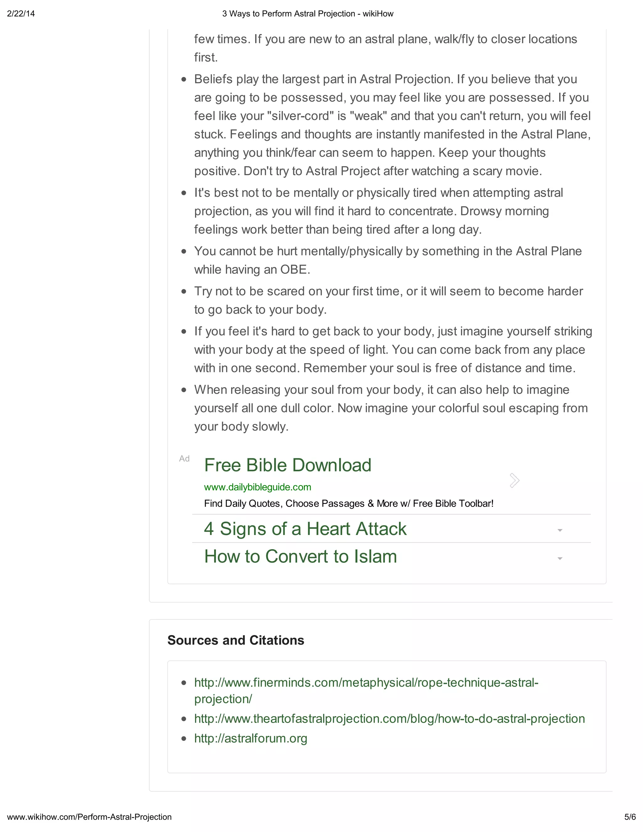 Astral Projection Volume 1 | PDF