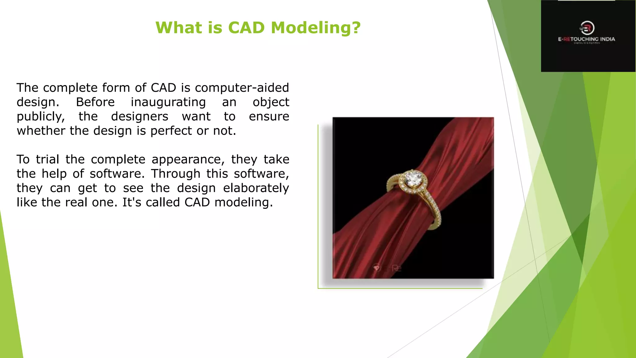 3 Ways to prepare your 3D CAD models for Jewelry_E-RetouchingIndia | PPTX